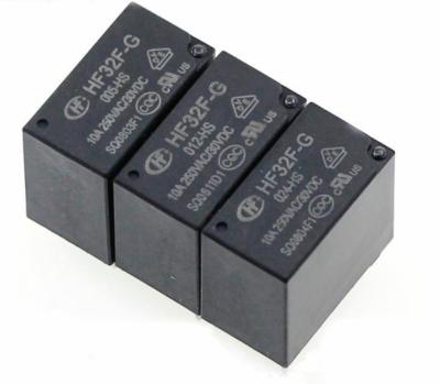 China Apoio 24VDC DC12V 12V 10A 250VAC dos componentes eletrônicos de componente eletrônico HF32F-G-012-HS de IC à venda