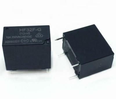 China Apoio 24VDC DC12V 12V 10A 250VAC dos componentes eletrônicos de componente eletrônico HF32F-G-012-HS de IC à venda