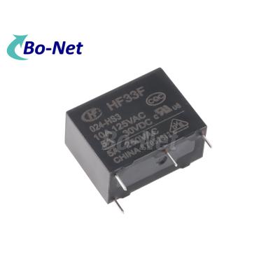 China Grupo original novo do relé 12V HF33F-024-HSL3 5A 4 PIN Power Relay A dos componentes HF33F-024-HSL3 eletrônicos de normalmente aberto à venda
