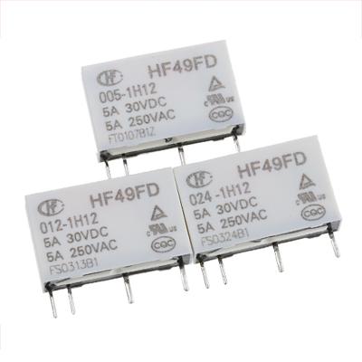 Cina Relè originale di HF49FD-012-1H11T Hongfa 4 piedi di spedizione veloce di 5A 5V 12V 24V HF49FD-012-1H11T in vendita
