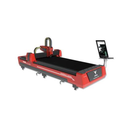 China Máquina de corte por láser de fibra metálica 1500W 3000W para SS CS AL Cobre GTX1530 en venta