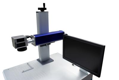 China Máquina de marcado por láser de fibra de refrigeración por aire 220V 50Hz 20W Máquina de marcado por láser para metal en venta
