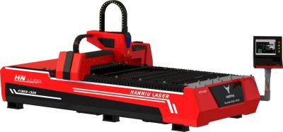 China Máquina de corte por láser de fibra de 1500W 3000W 6000W Plataforma única de corte para metal en venta
