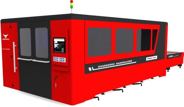 Quality SS CS AL Metal Enclosed Laser Cutting Machine , Precision Laser Cutting Machine 3000W 6000W for sale