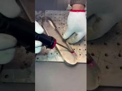 QCW 1500 Máquina de solda a laser Hanniu para materiais metálicos de chapas finas