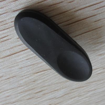 China Custom Dual Shot Injection Molding, Electronic buttons, PC+TPE , durable, texture surface, black matt color, for sale