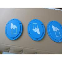 China Single shot injection molding/Screen touch panel/material ABS/ Blue/ texture surface/Print for sale