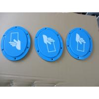 China Single shot injection molding/Screen touch panel/material ABS/ Blue/ texture surface/Print for sale