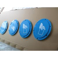China Single shot injection molding/Screen touch panel/material ABS/ Blue/ texture surface/Print for sale