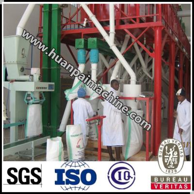 China maize flour machine 50ton per day maize/corn flour grits milling machine for sale