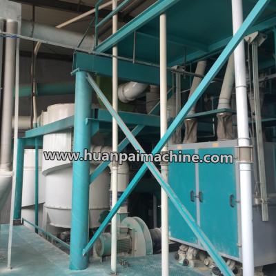 China 100-200 T/D complete set wheat/corn/maize Flour Milling Machine with price for sale for sale