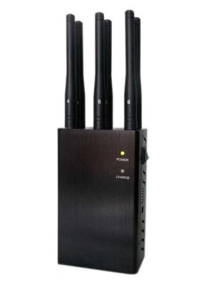 China 6 Antenna Selectable Handheld GPS 3G 4G Cellphone Blocker for sale