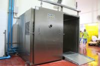 China Automatic Stainless Steel Vacuum Cooling Machine for Mushrooms - 20-30 Minute Cooling from 30°C to 3°C with 300-5000kg Capacity for sale
