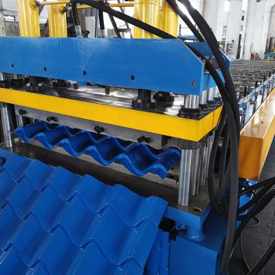 Cina Macchine per la fabbricazione di lamiere di copertura in acciaio vetrato per lavori di costruzione in vendita