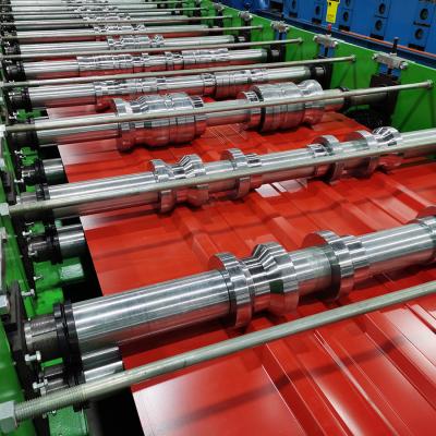 Cina Macchine per la fabbricazione di lamiere di copertura in acciaio vetrato per lavori di costruzione in vendita