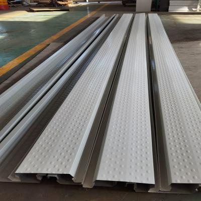 China Custom Fascia Roll Forming Machine Rain Seamless Gutter Equipment for sale