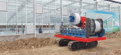 China Portable Eavestrough 5 Inch Gutter Machine 5T Decoiler Customized for sale