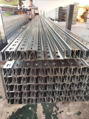 China PPGI Solar Strut Roll Forming Machine Pop Channel 45kw for sale