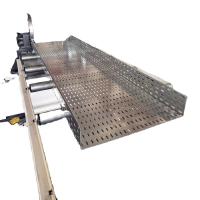 China Perforated Cable Tray Making Machine With 75mm Roller Diameter for sale
