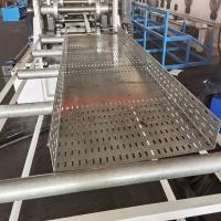 China Perforated Cable Tray Making Machine With 75mm Roller Diameter for sale