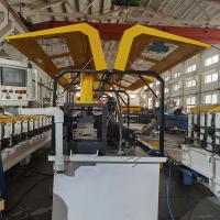 China 380V Door Frame Roll Forming Machine PU Foam Shutter for sale