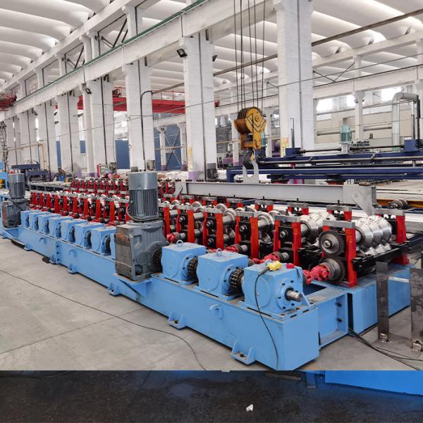 W Beam Sheet Metal Roll Forming Machines Equipment For Highway Guardrail Crash Barrier