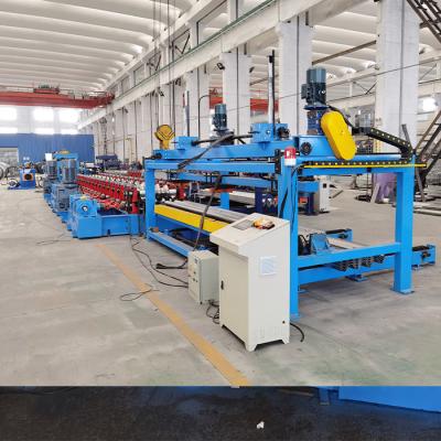China Safety Barrier Iron Sheet Making Machine Double Layer Roll Forming Machine for sale