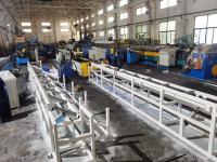 China Corrugated Steel Shelf Panel Rolling Forming Machine PLC control for sale