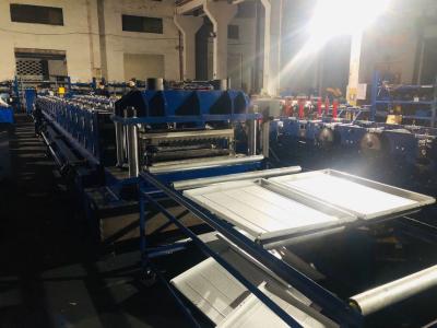China Supermarket Shelf Panel Rolling Forming Machine 380V for sale