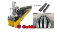 China Chain Driven Shutter Rail Strut Machine For Stud Roll Forming Side U Guide for sale
