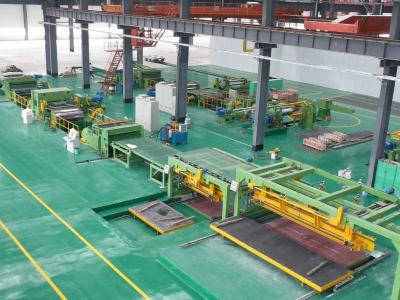 China Steel Coil Cut To Length And Slitting Machine Flying Shear Cutting Machine for sale