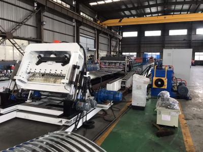 Κίνα 360-628mm Width Corrugated Metal Pipe Forming Machine για την κατασκευή σωλήνων 50 kg προς πώληση
