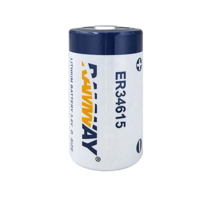 China RAMWAY ER34615 Gas Meter Flow Meter IoT Locator No. 1 D-type 3.6V  Lithium Battery Pack With Un38.3 MSDS for sale