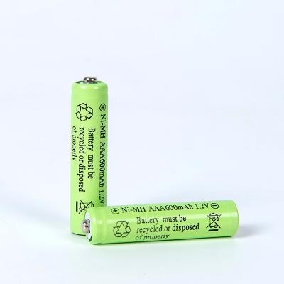 China Top Sale Cheap Price 1.2v Aaa 600mah Ni-mh Rechargeable Battery Solid State Battery for sale