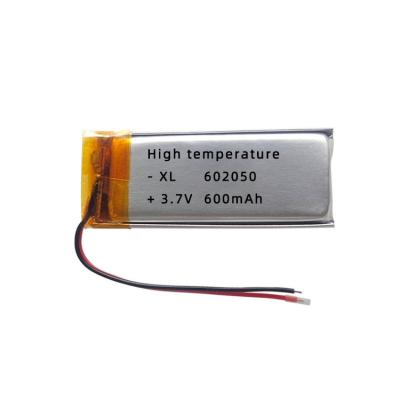 China 602050 Polymer Lithium Battery 3.7V600mAh Tester GPS Locator Soft Pack square Lithium Battery for sale