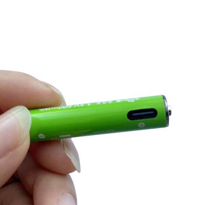 China High Quality Replace 9v c d Aaa Aa Alkaline Dry Batteries Type c Micro USB Charging 1.5v Li-ion Rechargeable AA AAA Battery for sale
