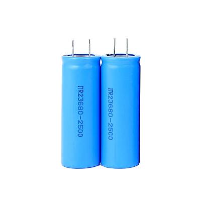 China LTO Battery 23680 2.4V 2500mAh Lithium Titanate Battery with 10C Discharge Rate and 1000 Cycles for Electronic and Household Devices for sale