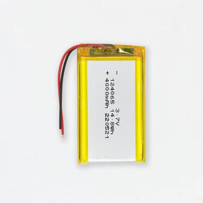 China 3.7V 124065 4000mAh Lithium Polymer Battery Battery for Power Bank for sale