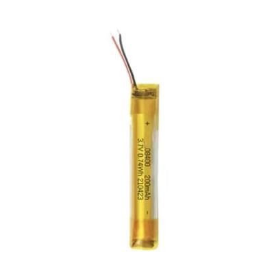 China 08400 Lipo Battery 3.7V 200mAh Smart Capacitive Stylus Pen Battery for sale