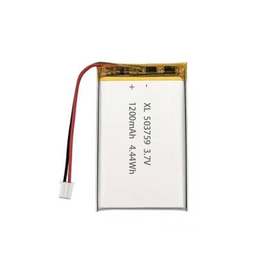 China 503759 Lithium Polymer Soft Pack Battery 3.7V 1200mAh Li Po Pouch Cell for Smart Devices Portable Electronic Products for sale