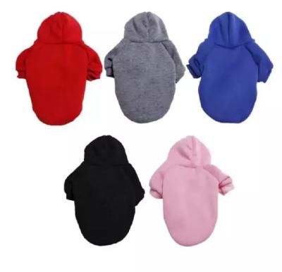 China Washable Polyester Pet Apparels Autumn Winter Dog Sweater Hoodies Colorful Te koop