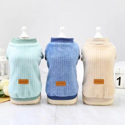 China Comfortable Clothes Warm Fleece Dog Outfit Winter Apparel For Pet Dog Te koop