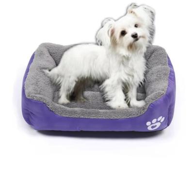 Cina Manufacture High Quality Large Accessories Rectangle The Soft Comfortable Pet Cat Dog Bed For Pet Animals in vendita