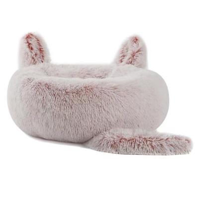 Китай ODM Cute Rabbit Ears Winter Warm Pet Sleeping Bed For Dog Cat продается