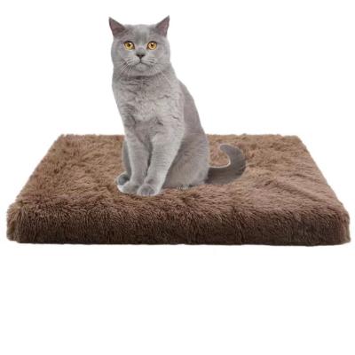 Китай Amazon Manufacture The Nice Quality Soft Comfortable Small Plush Shape Pet Cat Dog Bed Mat For Pet Animals продается