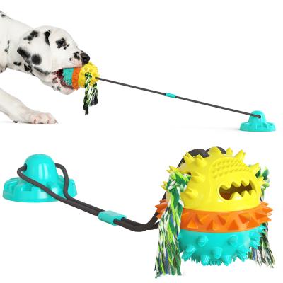Cina Cane Toy Suction To Floor dell'OEM dei giocattoli di addestramento del morso di cane dei denti di frantumazione in vendita