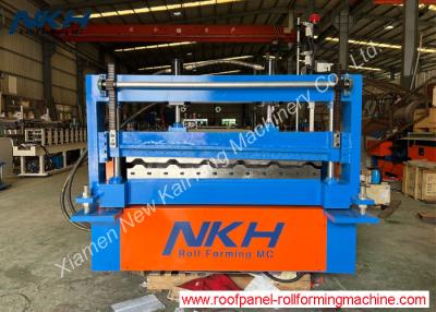 Китай Крен панели крыши формируя машину, трапецоид, настилая крышу профиль, металлические листы 0.4-0.8mm продается