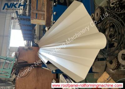 China Shaft Diameter 75mm Ridge Cap Roll Forming Machine Coil Sheet Thickness 0.42-0.8mm for sale