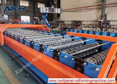 China Customized Roof Panel Metal Forming Machine With Cut to Length System for sale