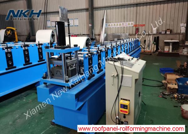 45 Degree Cut Batten Roll Forming Machine For Inner Roof Decoration Batten Roof Top Hat Panel With Auto Stacking
